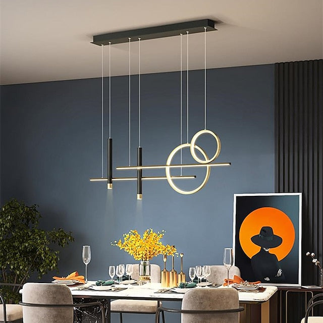 Modern Clusters Design LED Linear Kitchen Island Light