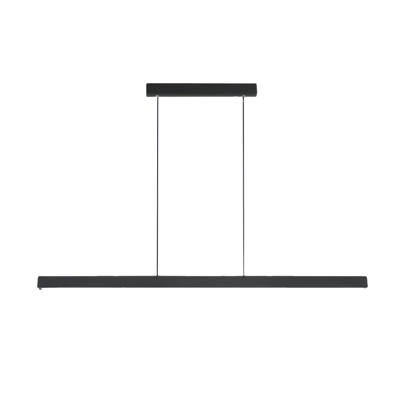 Modern Industrial Metal LED Linear Chandelier